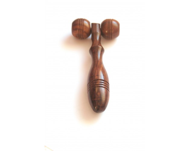 Wooden hand held Ball Massager