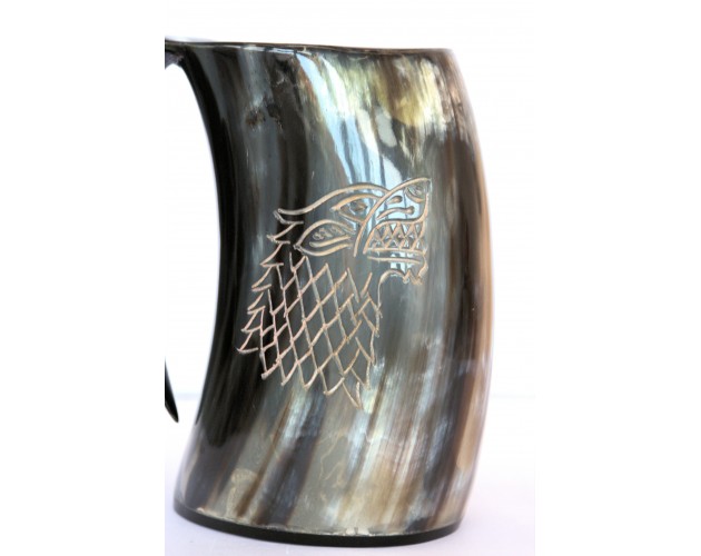 Viking Drinking Horn Mugs Horn Mug Model Ivar - 450 ml